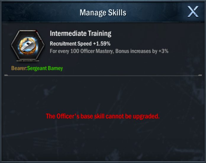 Sergeant Barney - Everything about Age of Origins